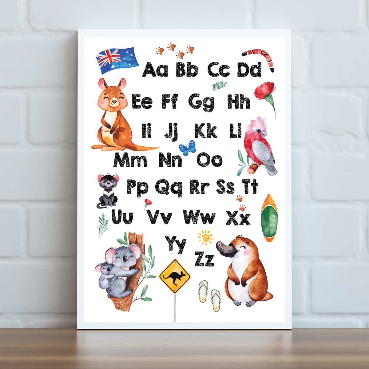 Australian Alphabet Print – The Handmade Baby Boutique